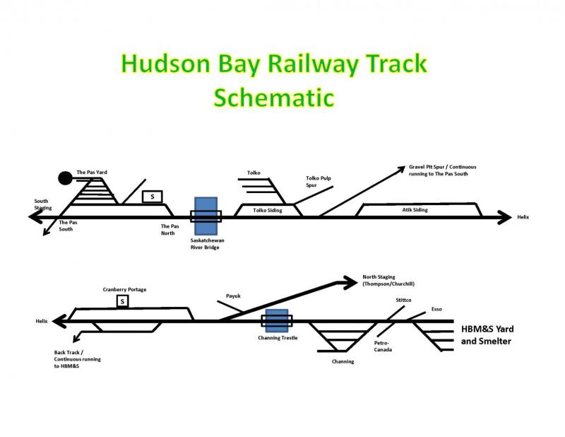 Track Schematic for the Dispatcher | Model Railroad Hobbyist magazine
